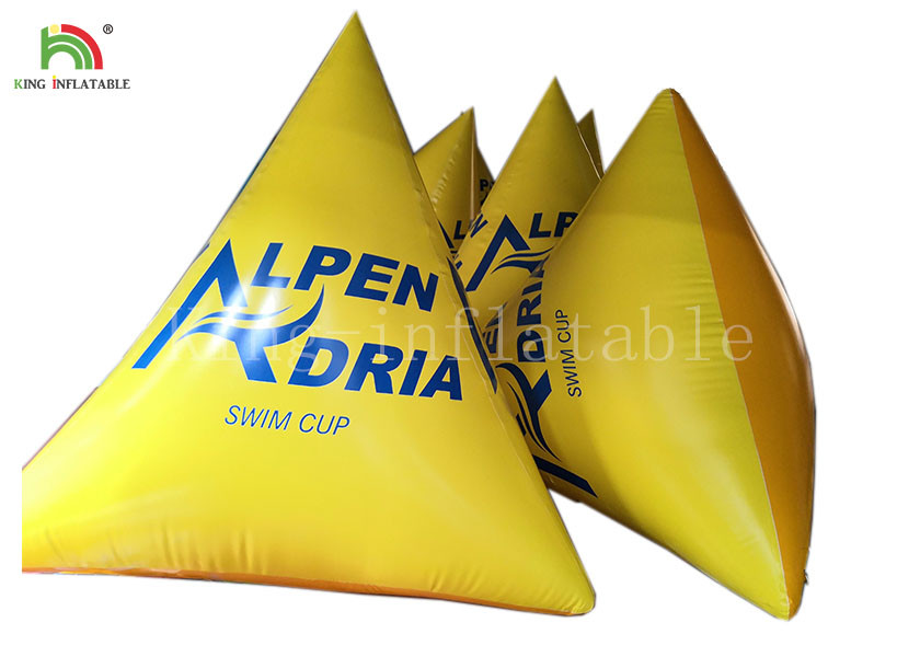 De gele van de Sportenspelen 2*2*2 M van het Kleurenwater Opblaasbare ...